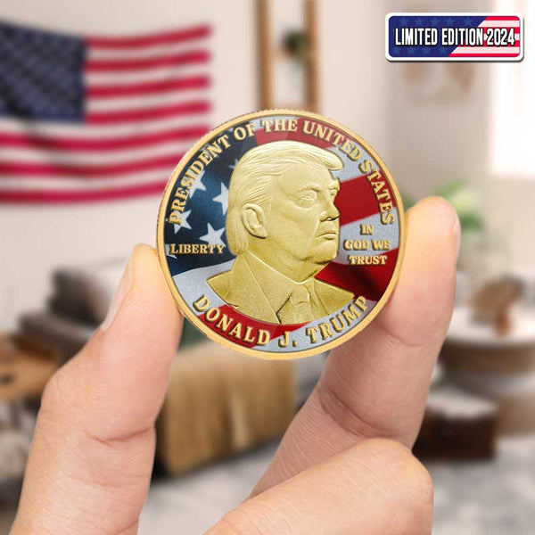POTUS We Trust - US Elections Gold-Colored Coin - Republican Nations